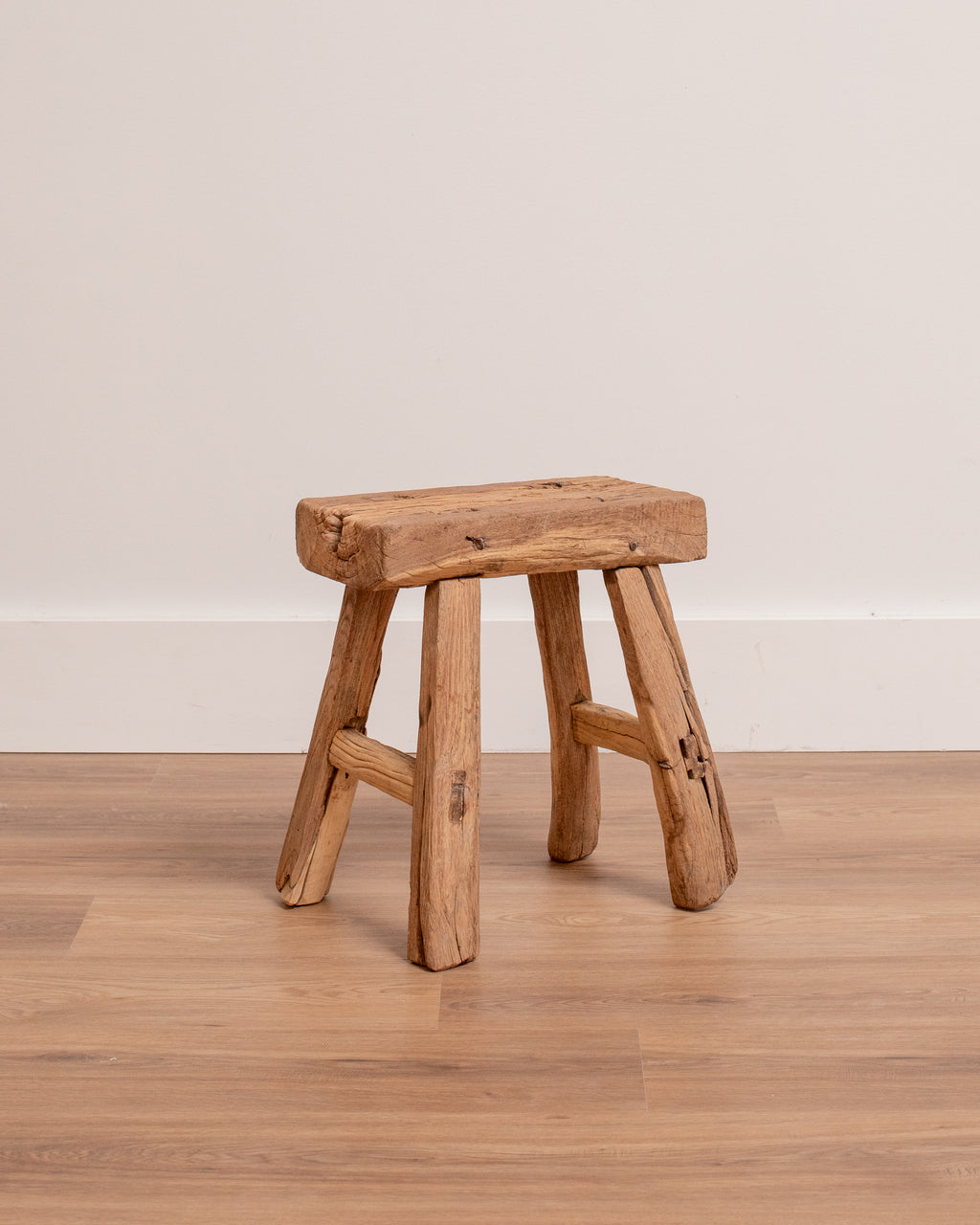 Primitive Step Stool XXXII – The Vintage Rug Shop