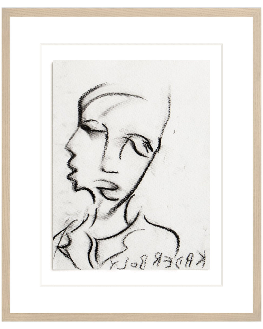 Gemini - Original Drawing By Kader Boly – The Vintage Rug Shop